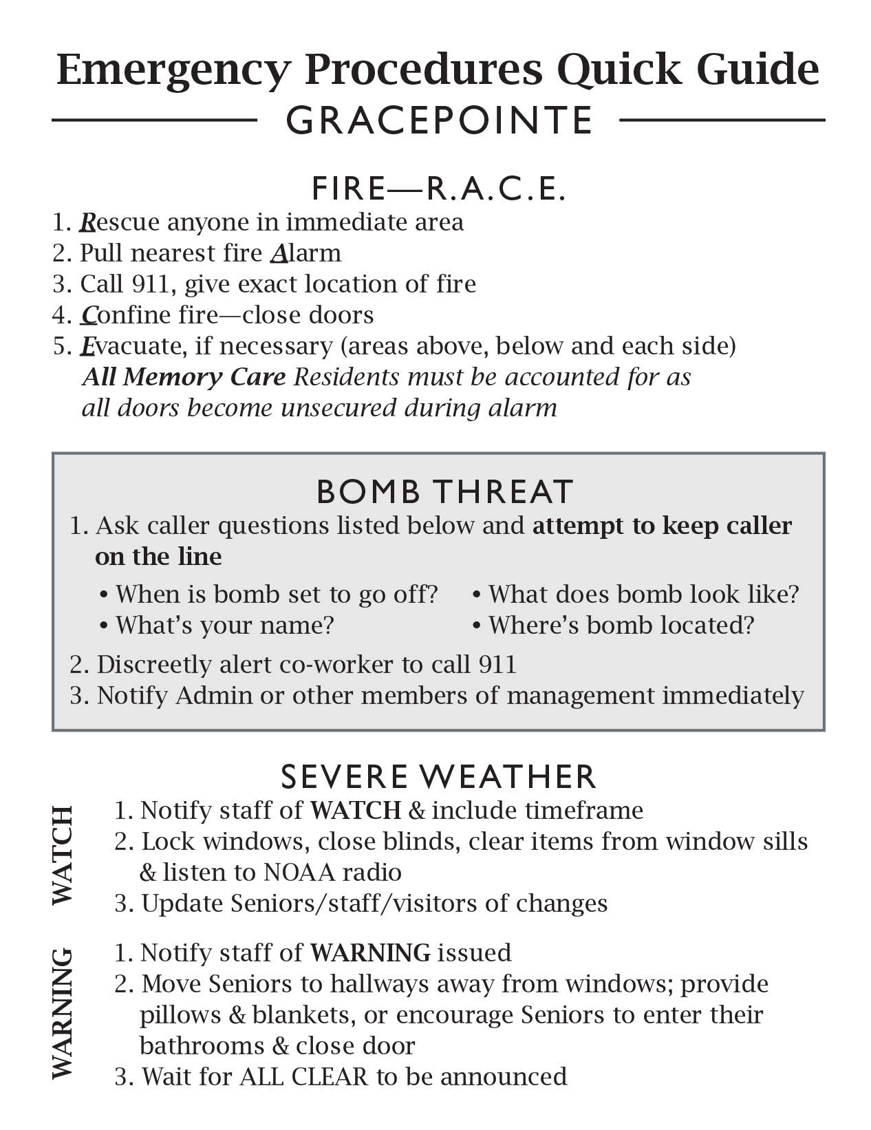 Safety: Marketing Toolbox | Tabitha